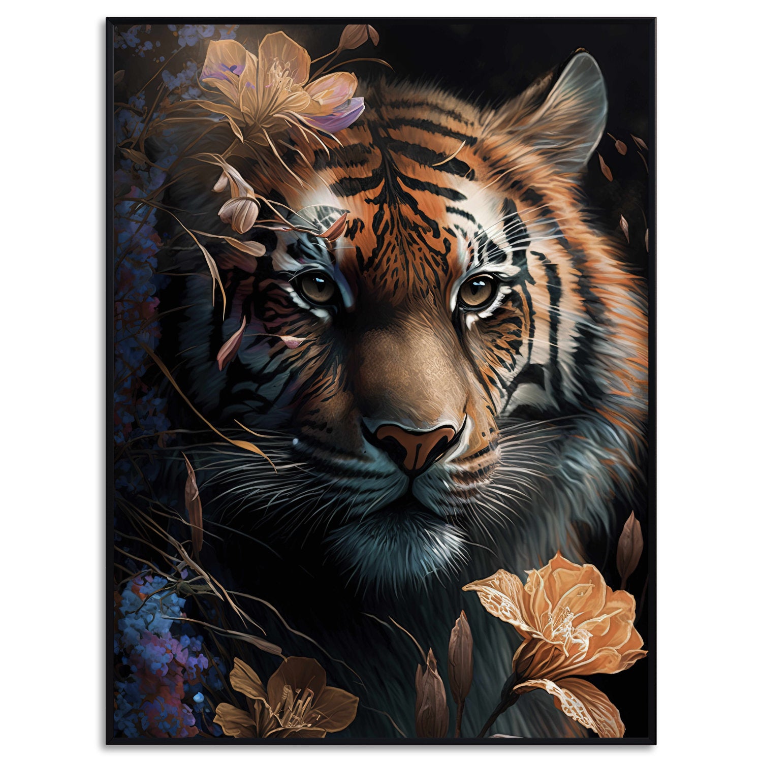 Vintage Tiger Poster